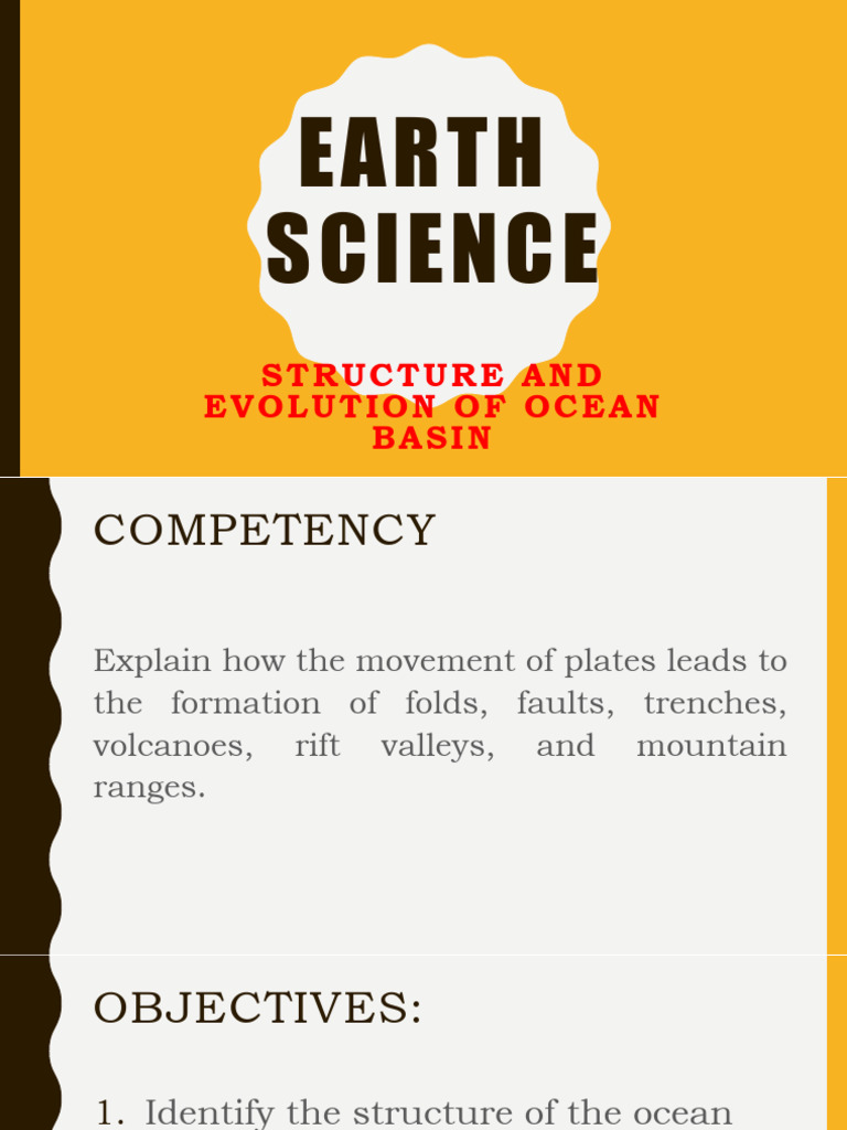 Evolution of Ocean Basin | PDF | Oceans | Rift