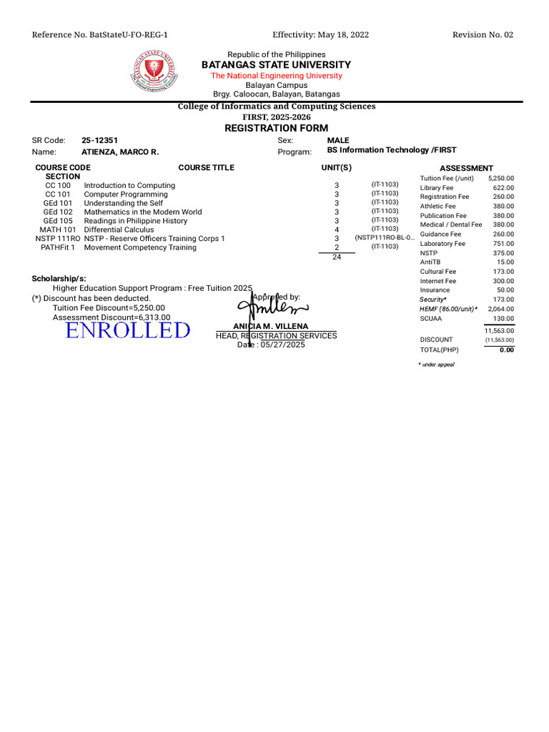 Student Portal - Dashboard | PDF