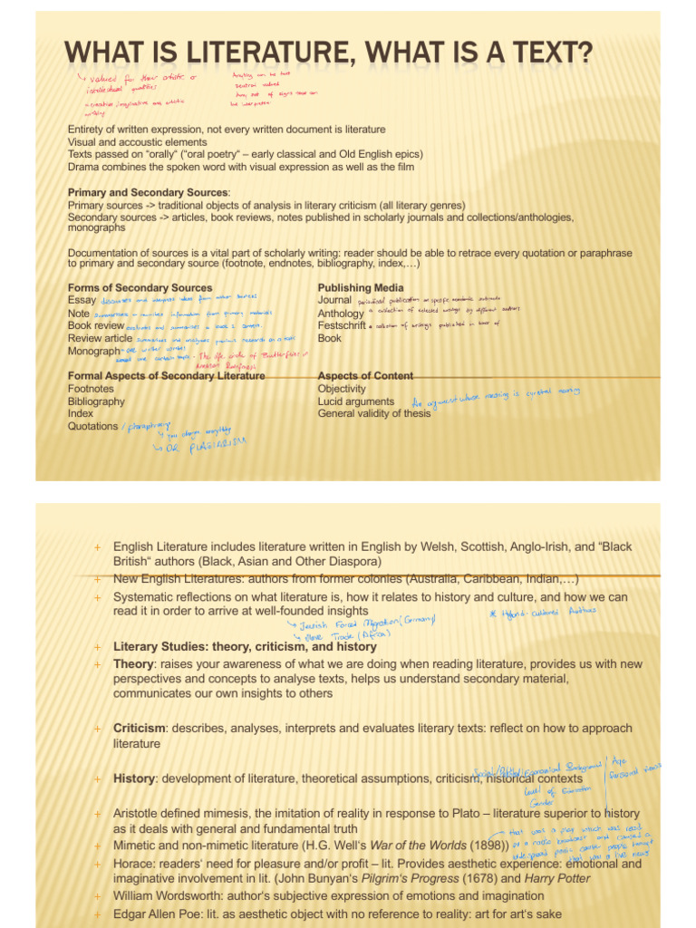 What Is Literature - What Is A Text | PDF | Hermeneutics | Literary ...