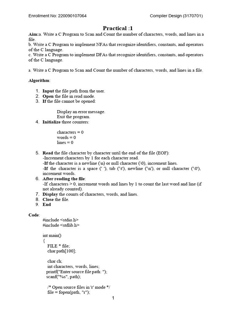 CD pr | PDF | Regular Expression | Parsing