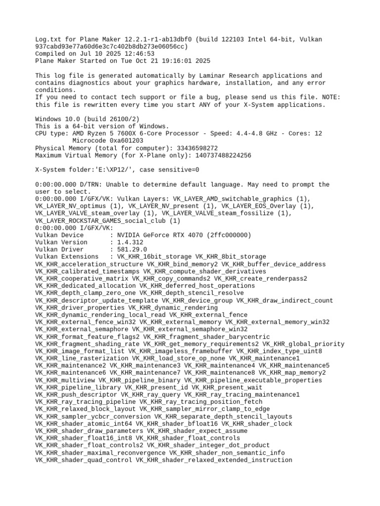 Log Plane Maker | PDF | 64 Bit Computing | Graphics Processing Unit