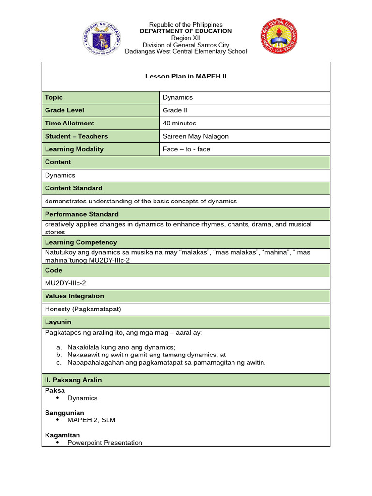 LP Music - Dynamics | PDF