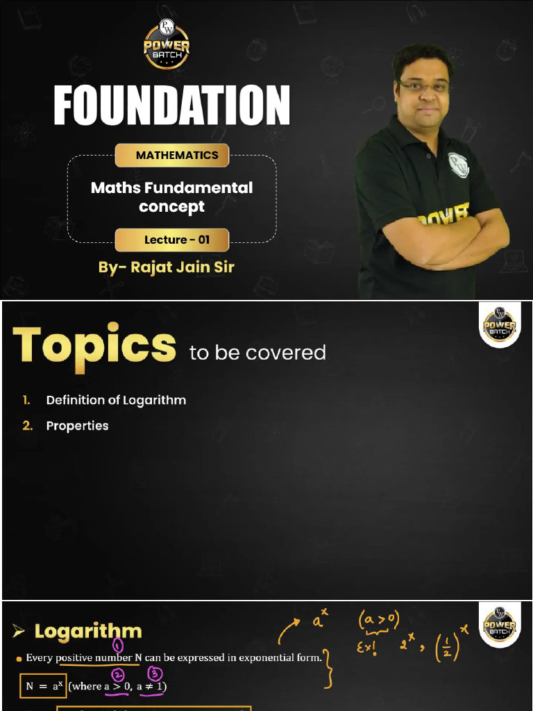 Maths Fundamental Concept 01 - F1231EB | PDF