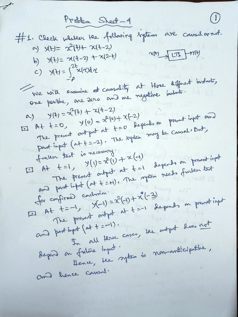 Problem Sheet | PDF