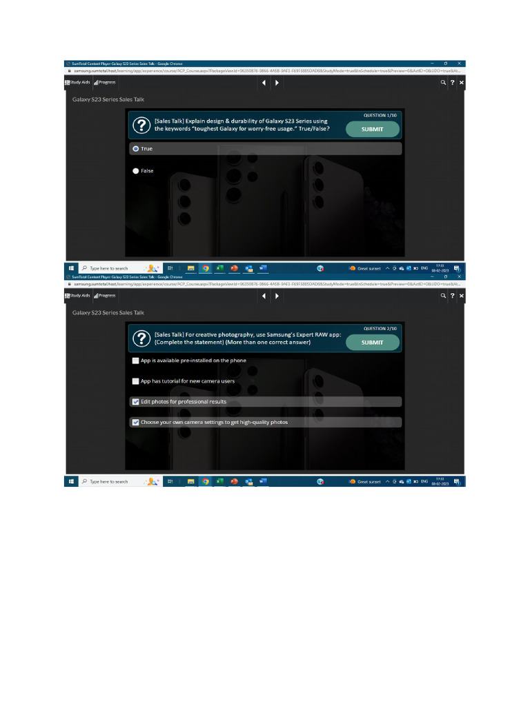 S23 Sales Talk 100% | PDF