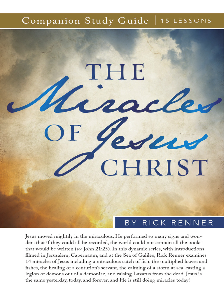 The Miracles of Jesus Christ (Rick Renner) (Z-Library) (1) | PDF ...