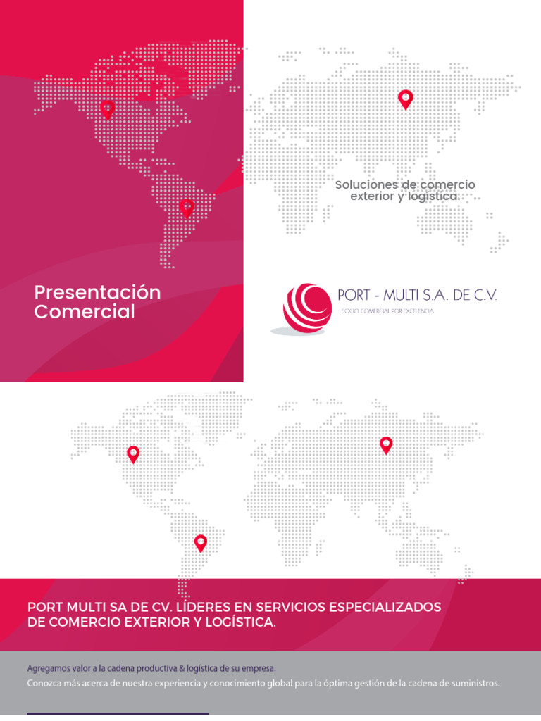 PortMulti Brochure | PDF | Logística | El comercio internacional