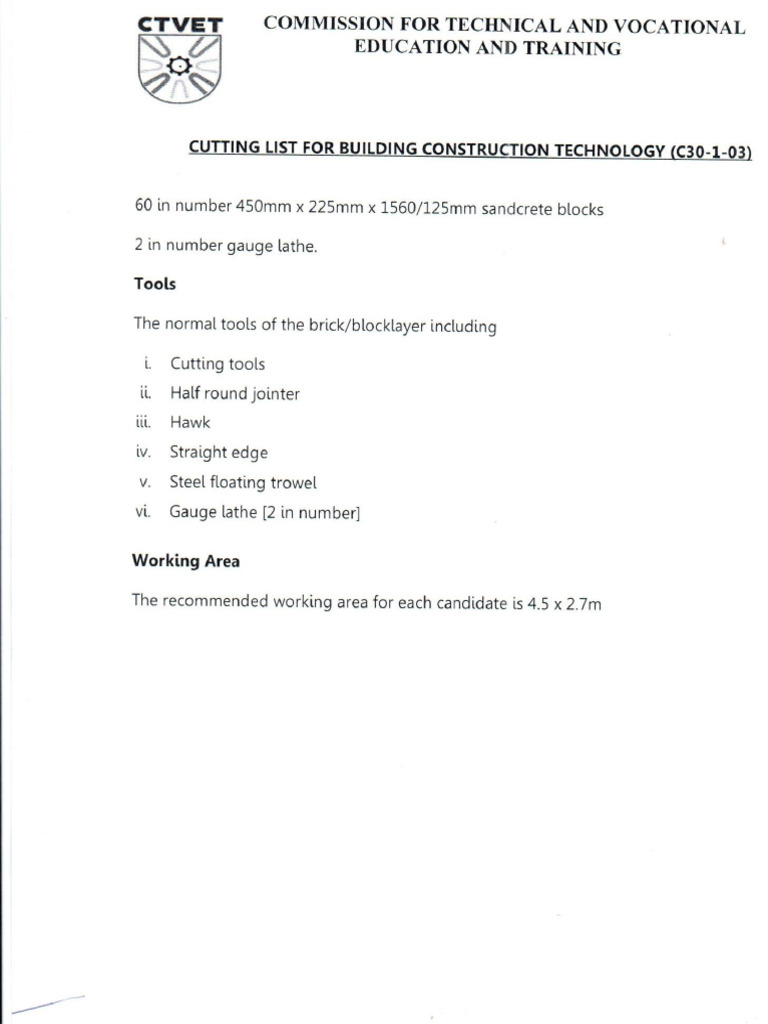 Cutting List 2025 - 2 - Edited | PDF