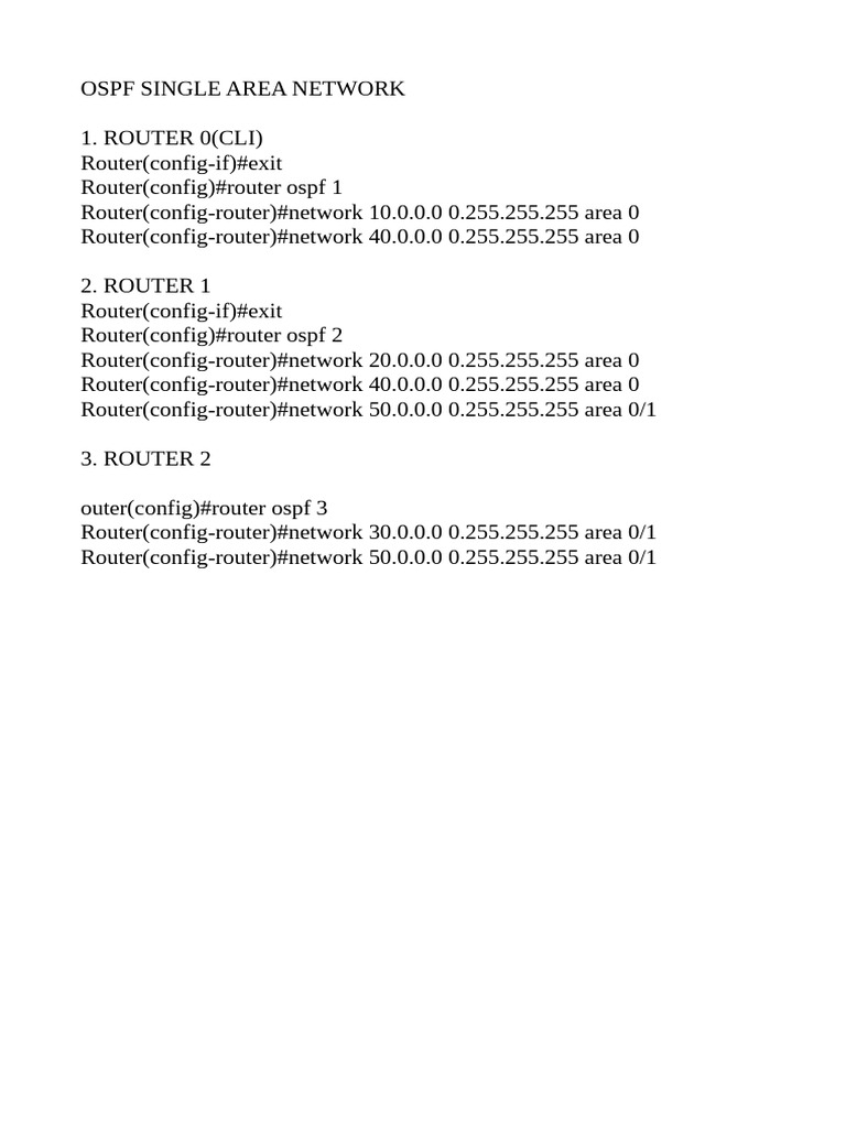 OSPF | PDF