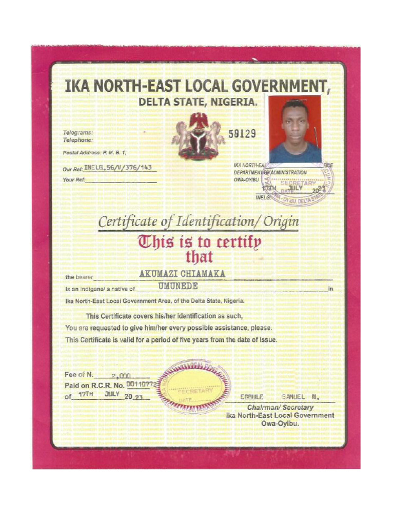 Ika North Delta State, Gov | PDF