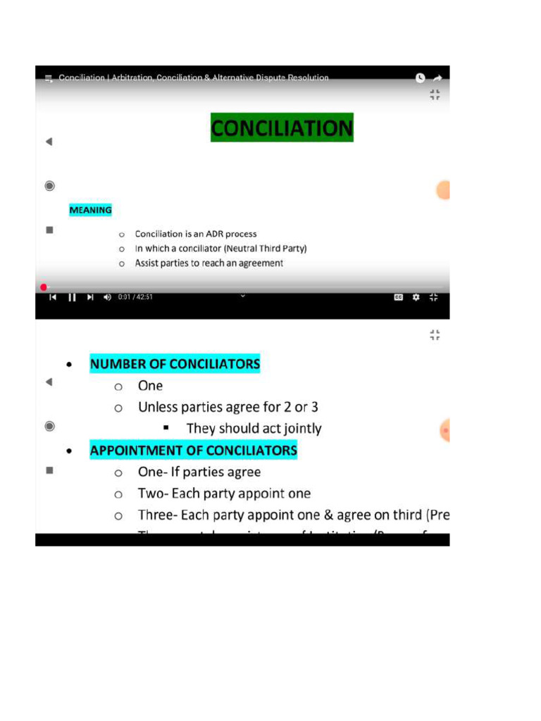 Conciliation | PDF