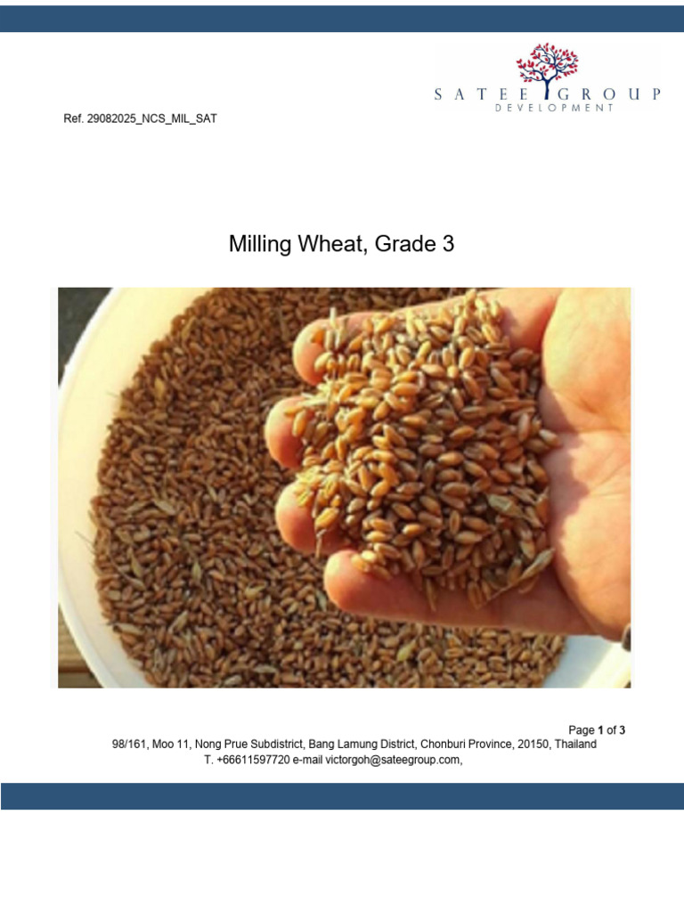 NCS MIL SATee Wheat Procedures | PDF