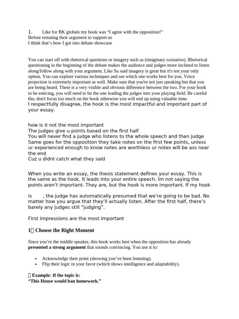 WSC Debate | PDF | Argument | Reason