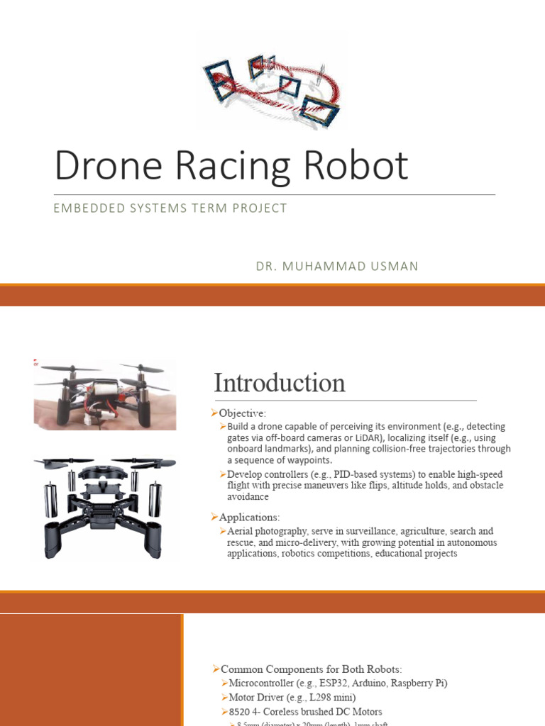 Mini Drone Racing Robot | PDF