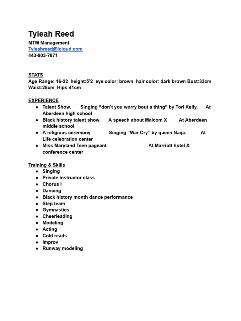 MTM Resume Official | PDF