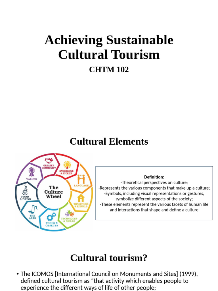 Sustainable Cultural Tourism Strategies | PDF | Tourism | Sustainability