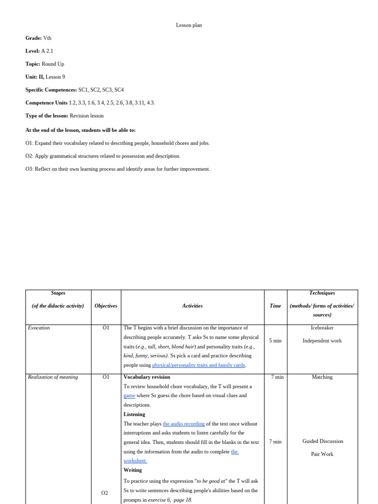 UNIT 1 - Lesson 9 - Round Up | PDF | Cognition | Cognitive Science