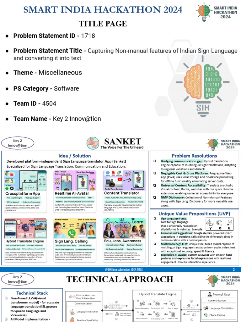 SIH Key2Innov@tion (4504) 1718 | PDF | Databases | Web Application