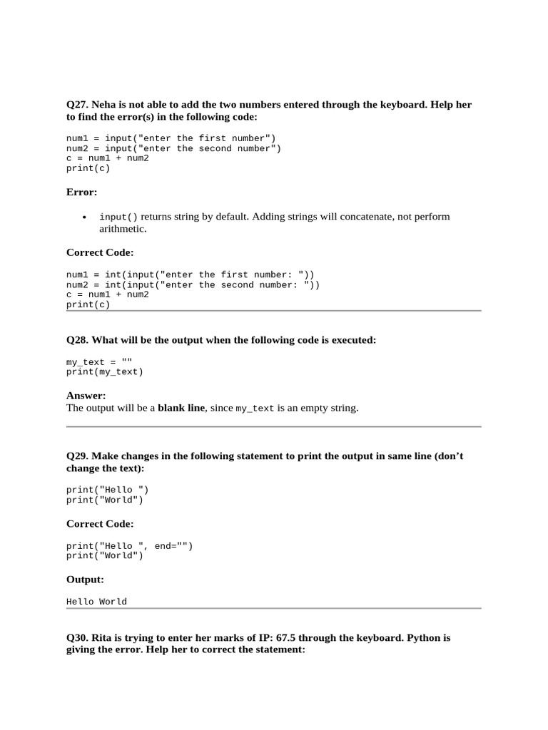 Python Assignment 1 | PDF