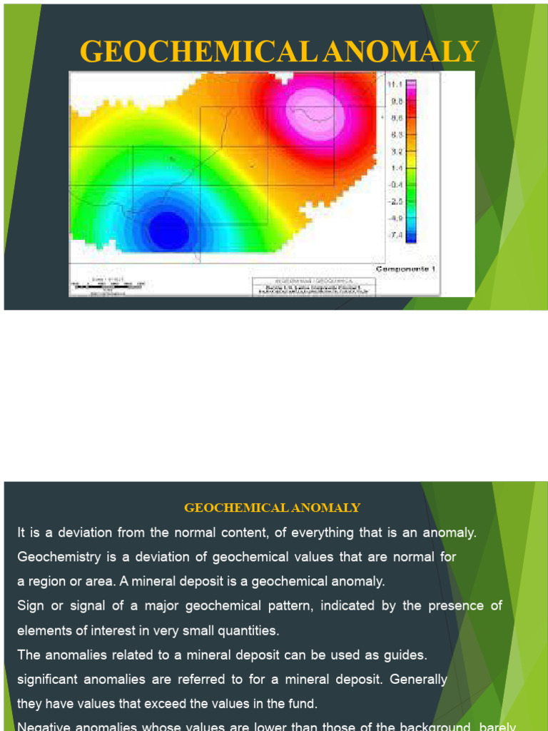 Understanding Geochemical Anomalies | PDF | Geochemistry | Soil
