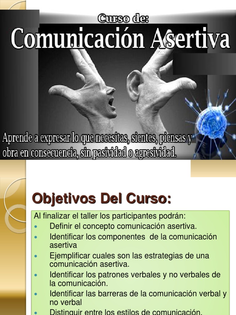 Presentacion de Comunicacion Asertiva | Comunicación | Verbo