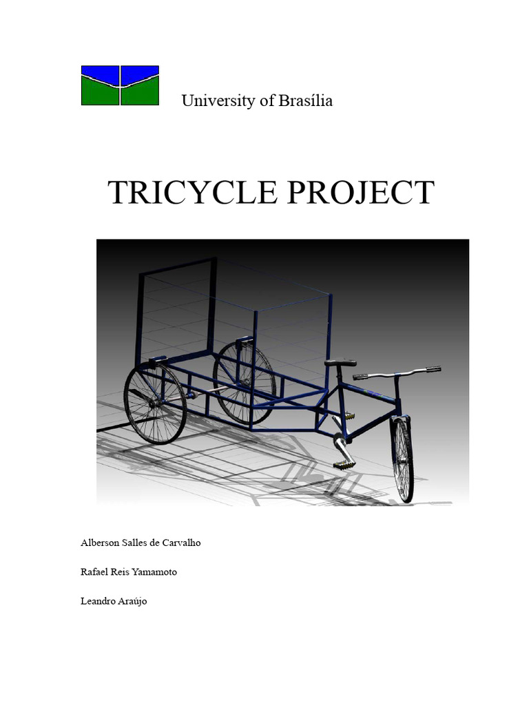 Tricycle Project Overview and Classification | PDF | Truck | Traffic