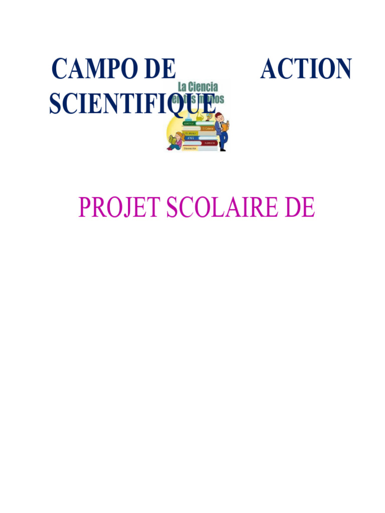 Projet scolaire : Science et Technologie | PDF | Terre | Science