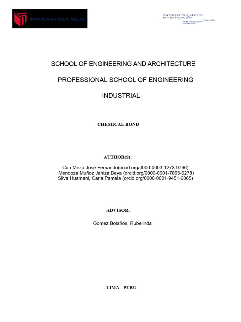 Laboratory Report On Chemical Bonds | PDF | Chemical Polarity ...