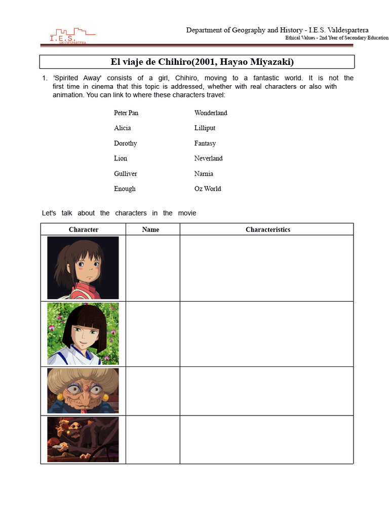 Spirited Away | PDF