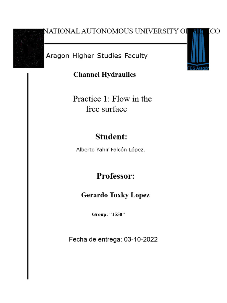 Free Surface Flow Analysis in Channels | PDF | Fluid Dynamics | Civil ...