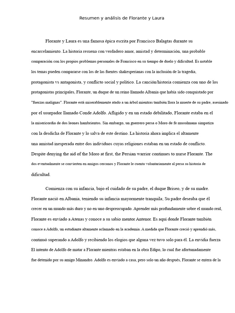 Florante y Laura | PDF