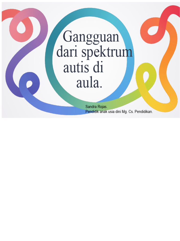 Memahami Gangguan Spektrum Autisme | PDF