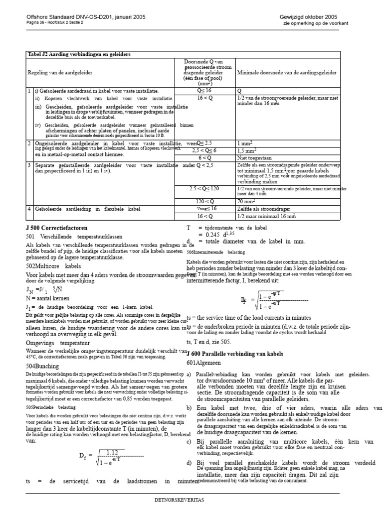 DNV Aarding Regel Pag.36 | PDF