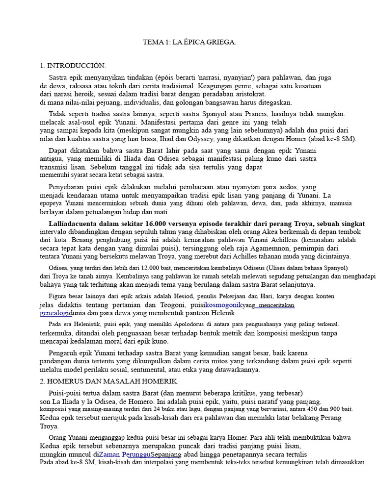 046 - Tema Sastra Yunani Untuk Selektivitas | PDF