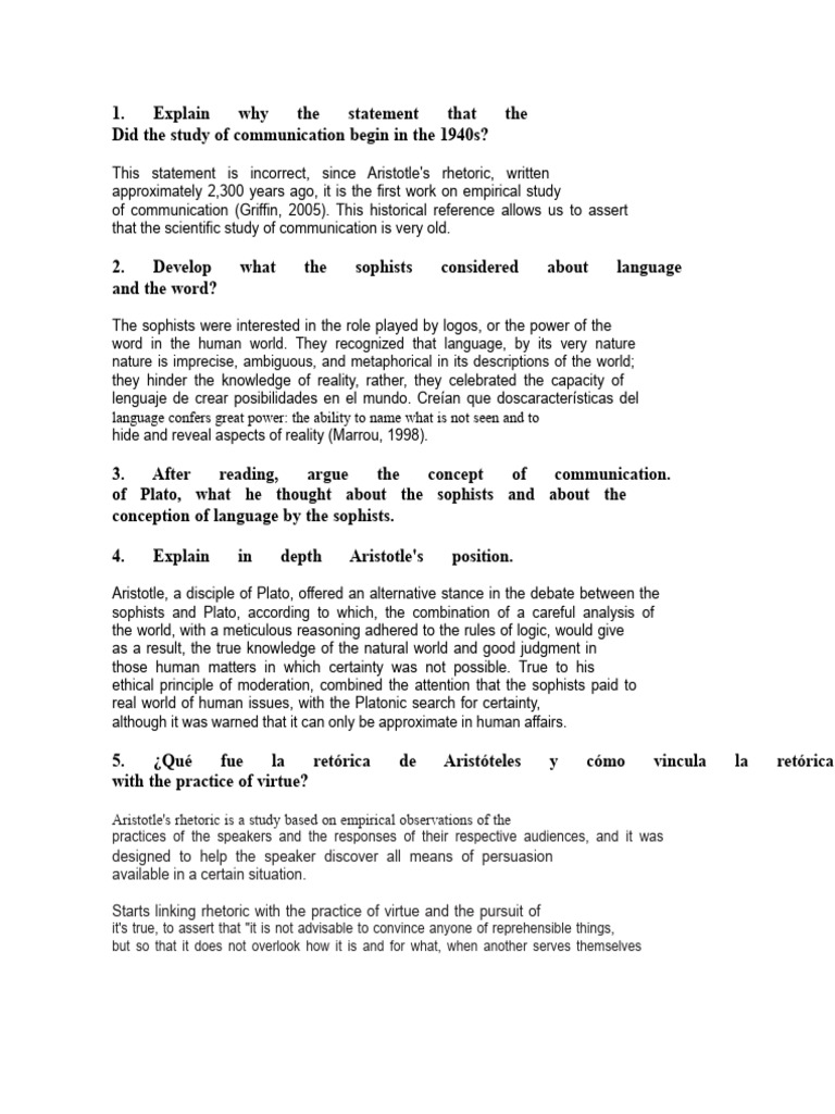 History of Communication Studies | PDF | Rhetoric | Science