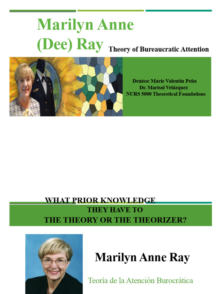 Marilyn Anne Ray's Bureaucratic Theory | PDF | Love | Mind