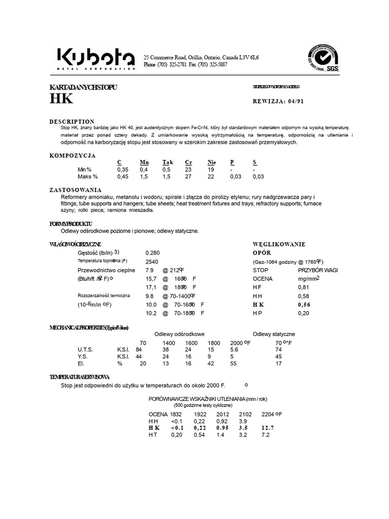 HK 40 | PDF