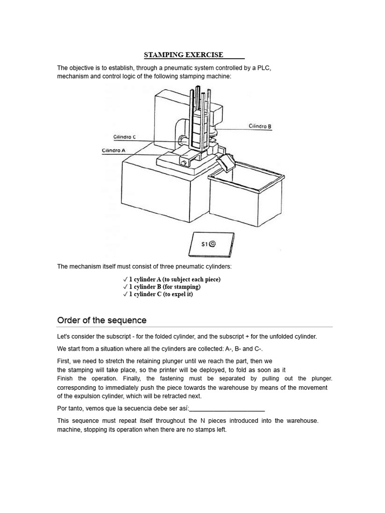 Exercise Printer Students | PDF | Programmable Logic Controller | Valve