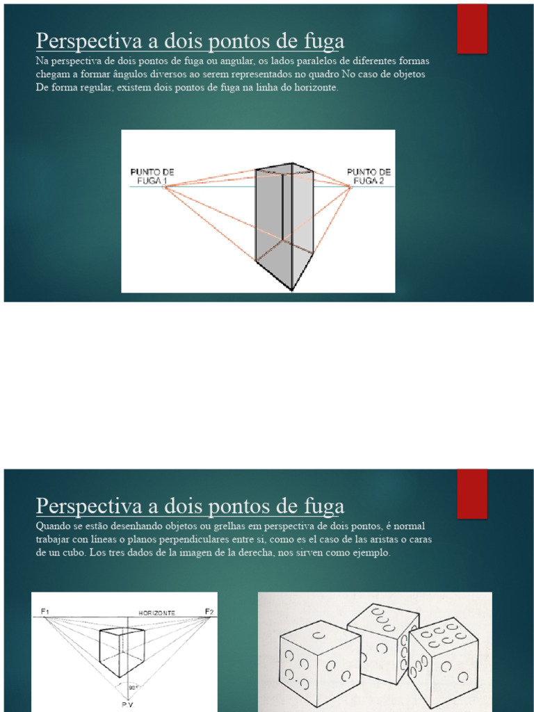 Perspectiva de Dois Pontos: Guia Prático | PDF | Geometria
