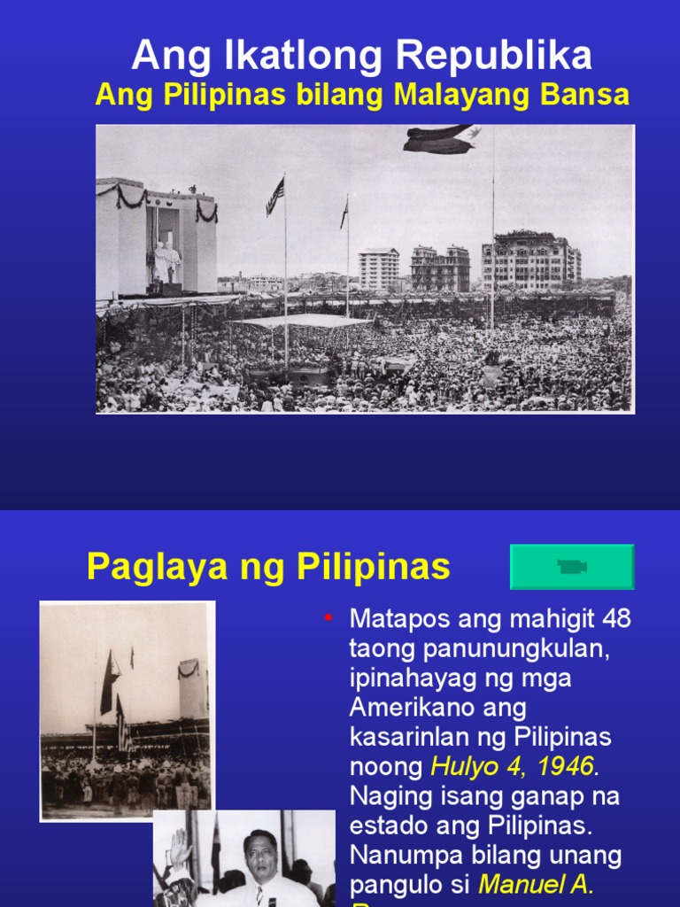 Philippine President 3rd Republic | PDF