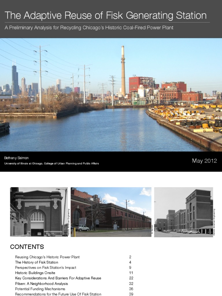The Adaptive Reuse and Historic Preservation of Fisk Generating Station ...