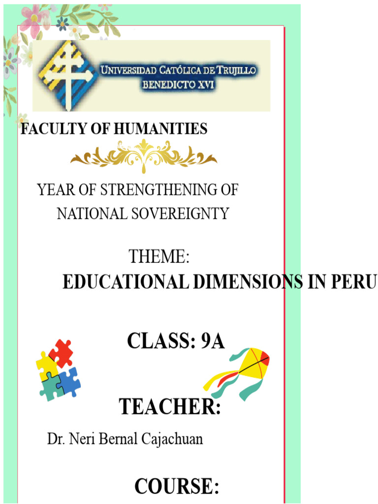 Educational Dimensions in Peru | PDF