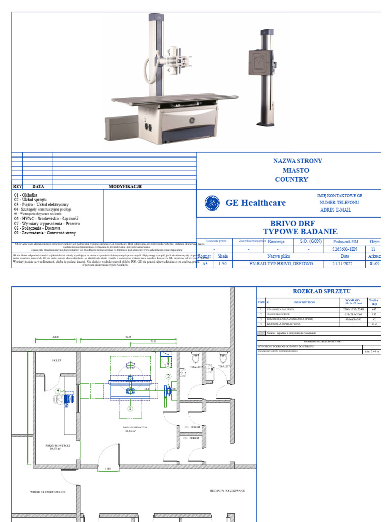 Gehc SP - Brivo XR385 - 1 146F | PDF
