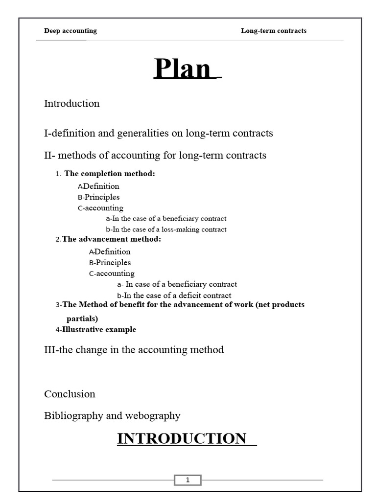 Accounting Methods for Long-Term Contracts | PDF | Revenue | Depreciation