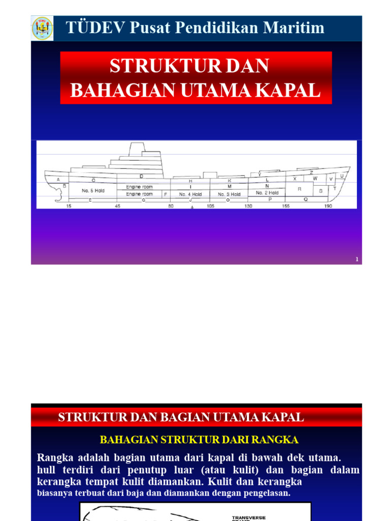 Struktur dan Bagian Utama Kapal | PDF