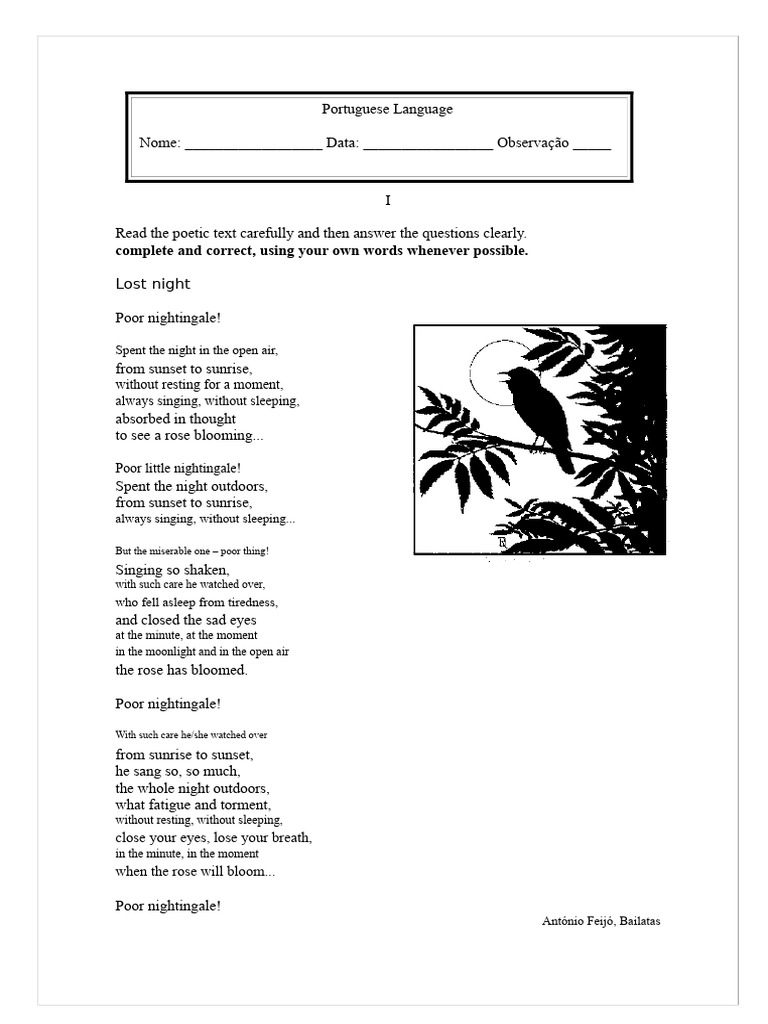 Poetic Text 7th Grade | PDF | Linguistic Typology | Language Mechanics