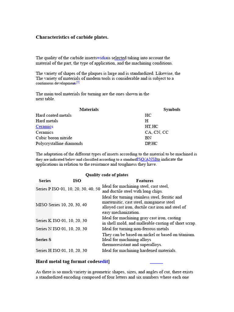 Characteristics of Hard Metal Plates | PDF | Steel | Metals
