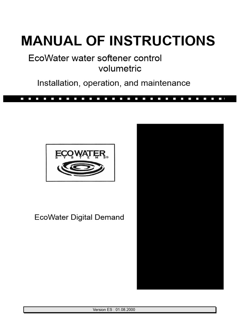 Ecowater Systems | PDF | Pipe (Fluid Conveyance) | Water Purification
