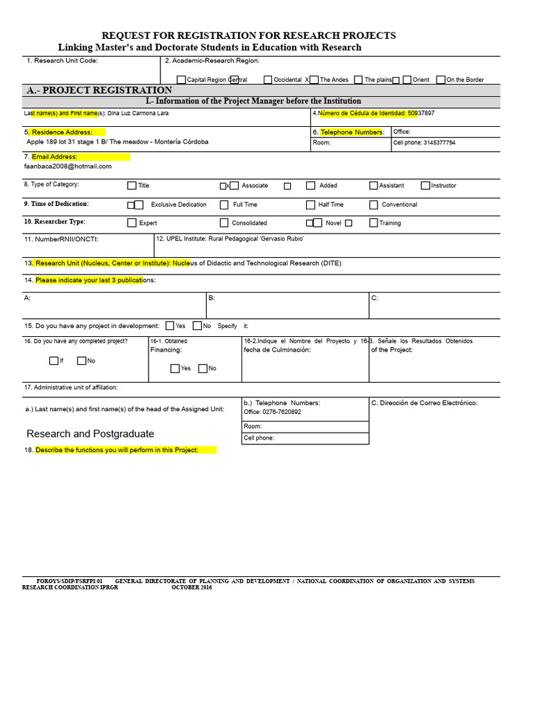 Research Project Registration | PDF | Methodology | Constructivism ...