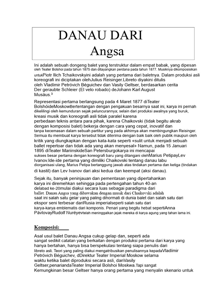 DANAU ANGSA | PDF